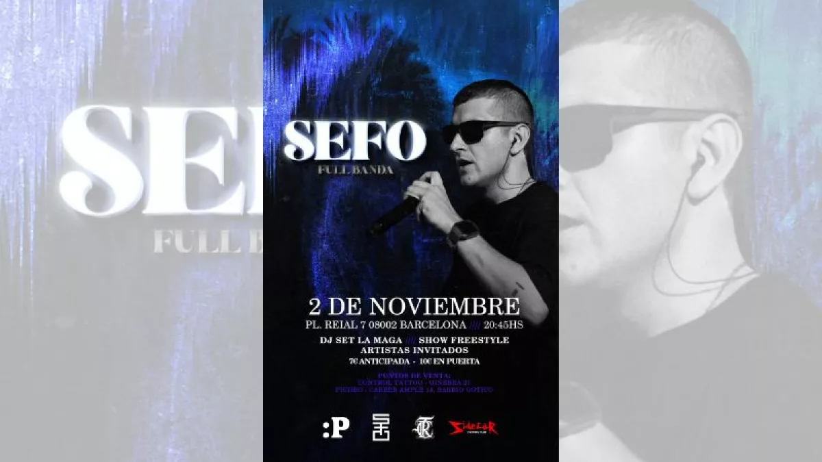 SEFO MND, el referente del rap, llega a Barcelona desde Mar del Plata ...